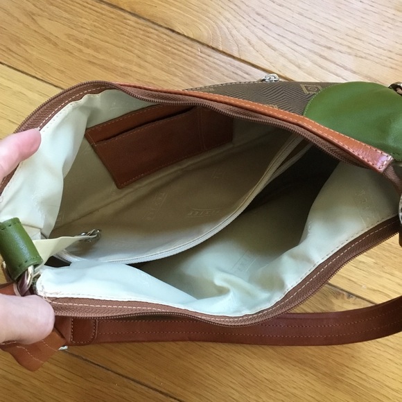 Vintage Texier | Bags | Vintage Texier France Leather Shoulder Bag ...